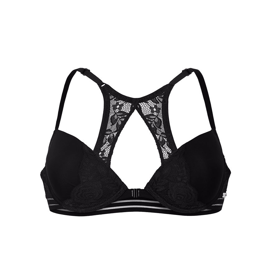 Urduja Front Closure Underwire Bra - Black - Io Sono